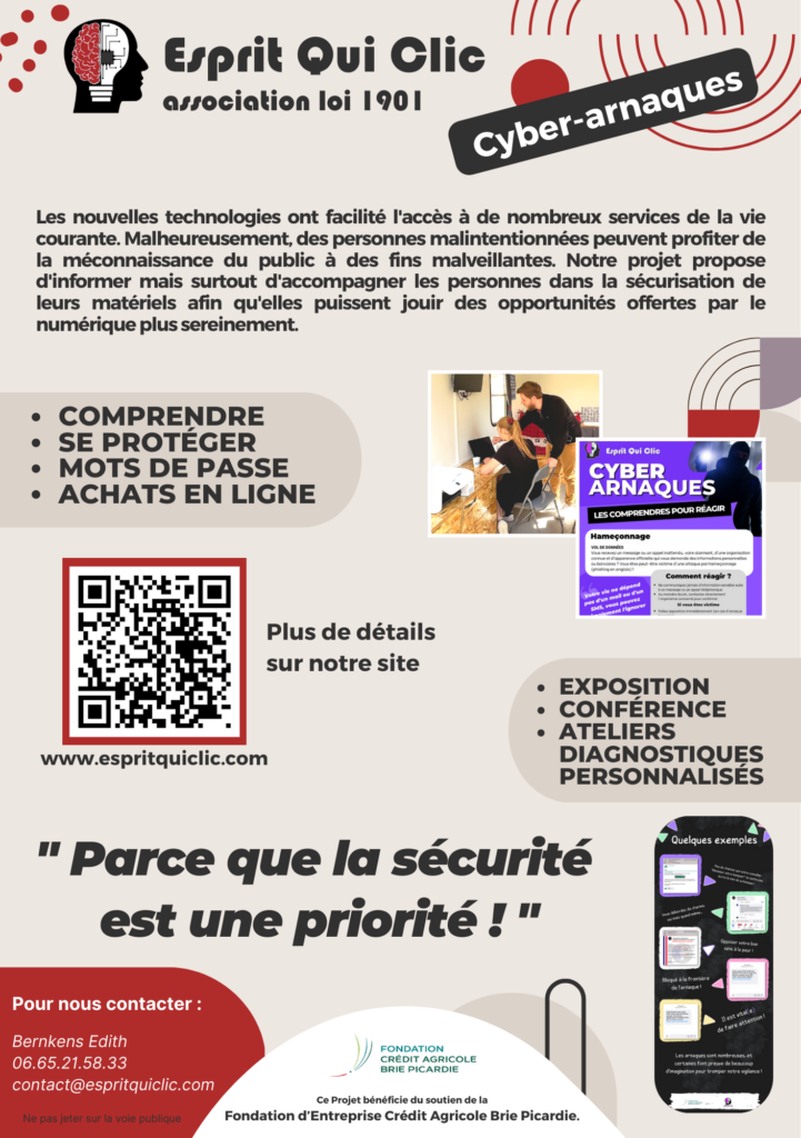 Prévenir Les cyber-arnaques – Esprit qui clic